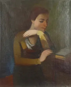 Reading by | Georg MERKEL | buy art online | artprice
