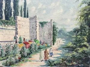 Paysage d’orient | Albert BOU | vente en ligne art | artprice