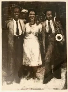 Billie Holiday and the Apollo Band by | Susan DYSINGER | buy art online ...