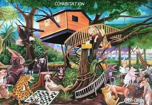 Cohabitation by | Chéri CHÉRIN | buy art online | artprice