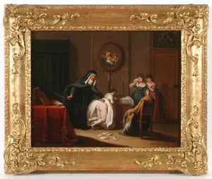 Adam Braun (1748-1827) "Birching in girls boarding-school" de | Adam ...