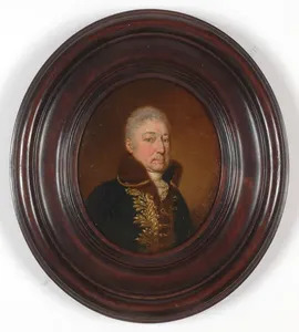 "Franz Joseph Count of Windisch-Graetz", oil on copper, 1819 by | Josef ...