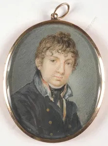 Carl Christian Fiedler (1789-1851) "Portrait of a young cade by | Carl ...