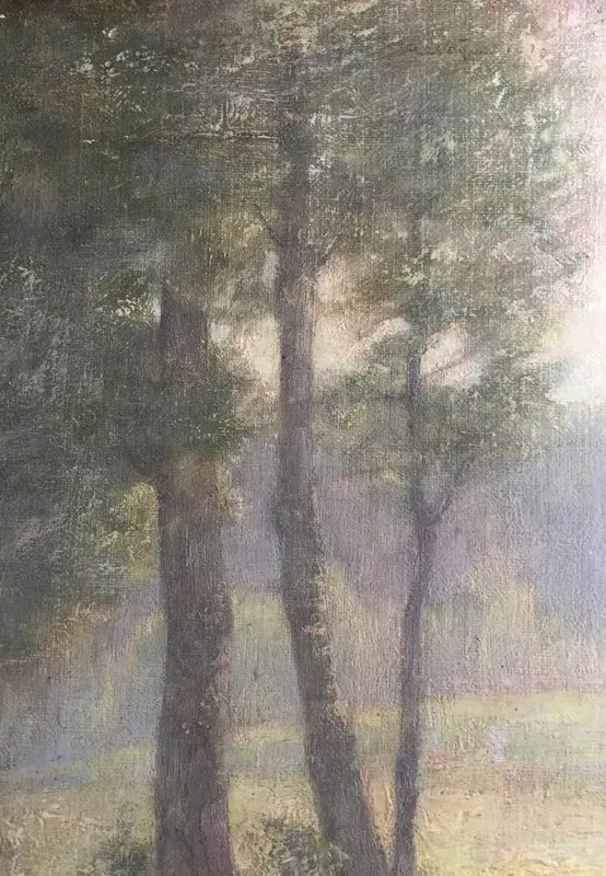 Symbolist landscape | Auguste LEVEQUE | vente en ligne art | artprice