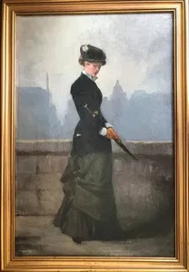 Presumed portrait of his sister Henrietta Lowy Solomon at 18 | Solomon ...