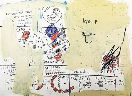 Jean-Michel BASQUIAT (1960-1988) Worth, Auction prices, value, estimate ...