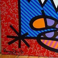 Romero Britto - Pig by | Romero BRITTO | buy art online | artprice