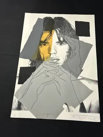 andy warhol mick jagger print