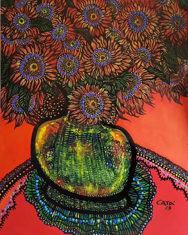 Girasoles by | Hector CATA | buy art online | artprice