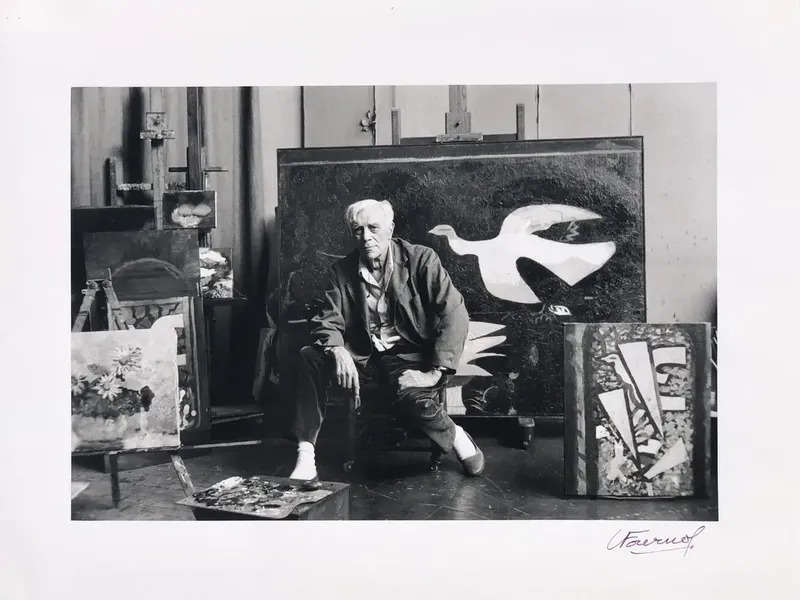 Georges Braque dans son atelier | Luc FOURNOL | vente en ligne art ...