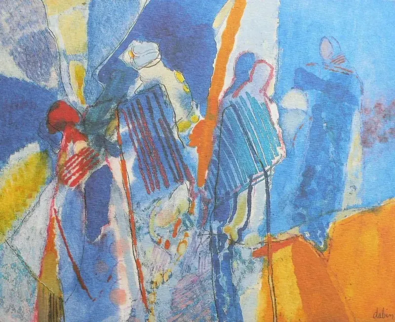 "Au Rajasthan" | Joël DABIN | vente en ligne art | artprice