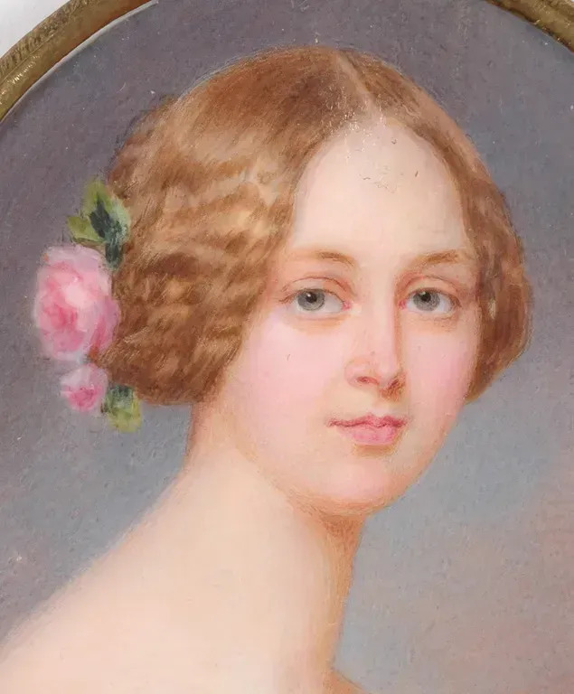 Emanuel Thomas Peter (1799-1873) "Portrait of a young lady" by | Emanuel Thomas PETER | buy art ...