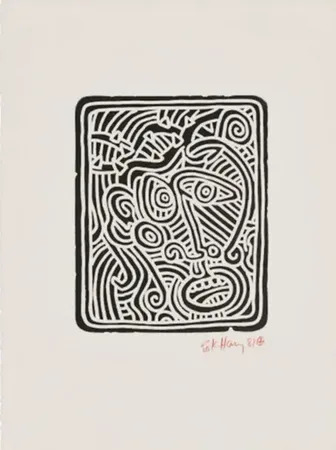 Keith HARING (1958-1990) Auction prices, Worth, Estimate, Buy, Sell ...