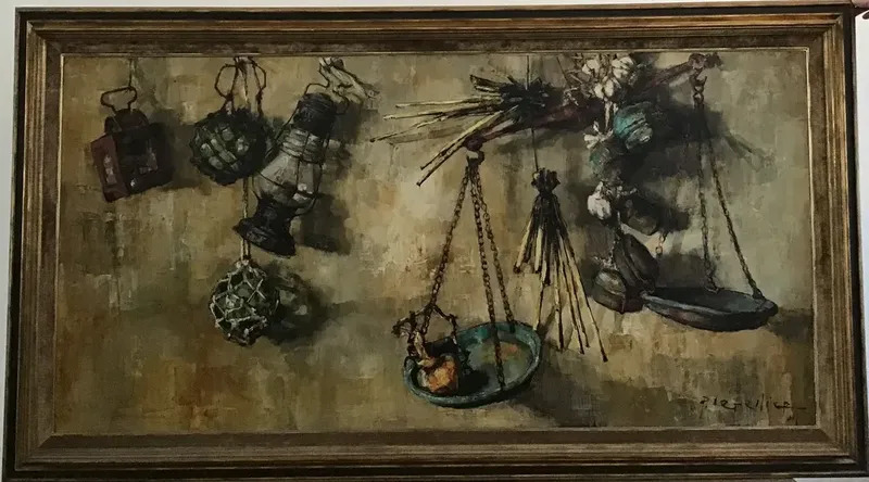 aux plateaux de balances | Pierre LETELLIER | vente en ligne art | artprice