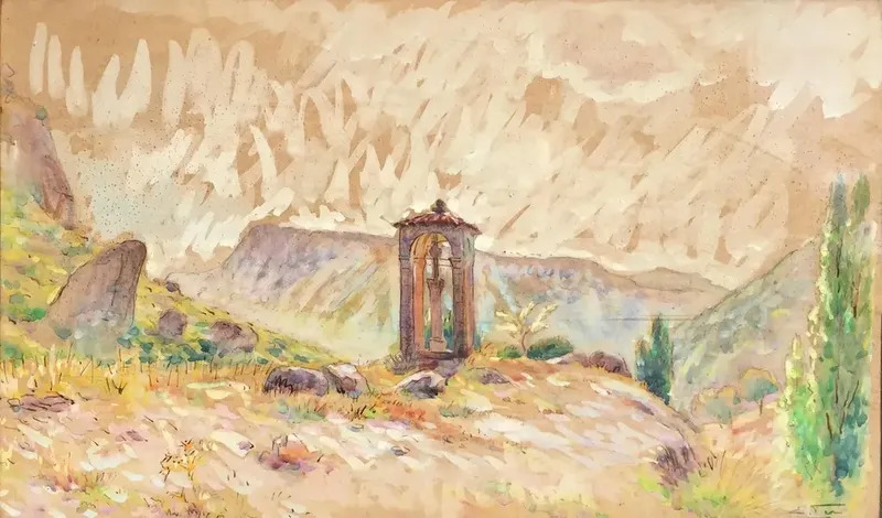 paysage D'annot by | Edouard FER | buy art online | artprice
