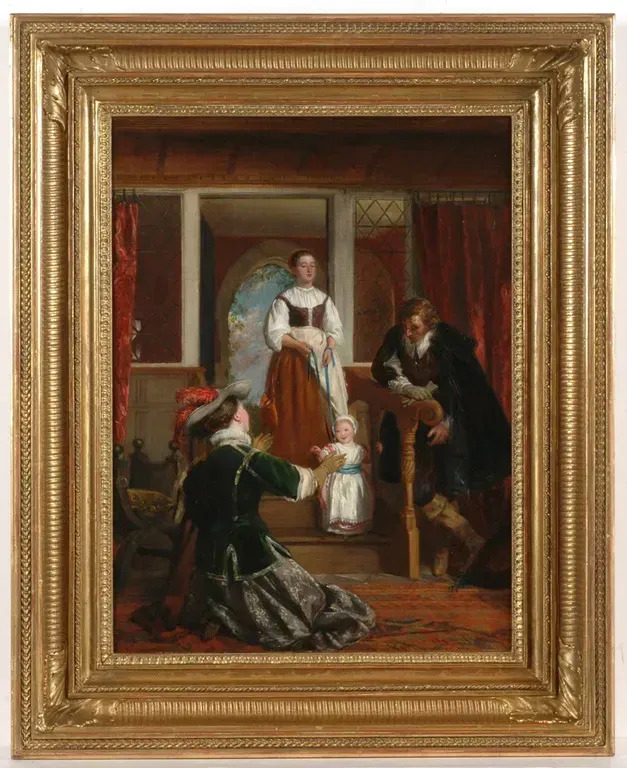 John Callcott Horsley (1817-1903) "First steps" | John Calcott HORSLEY ...