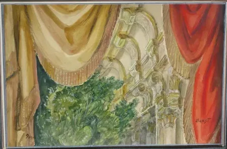 Leon Bakst Watercolor