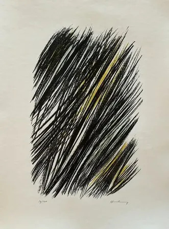 Hans HARTUNG (1904-1989) Auction prices, Worth, Estimate, Buy, Sell ...