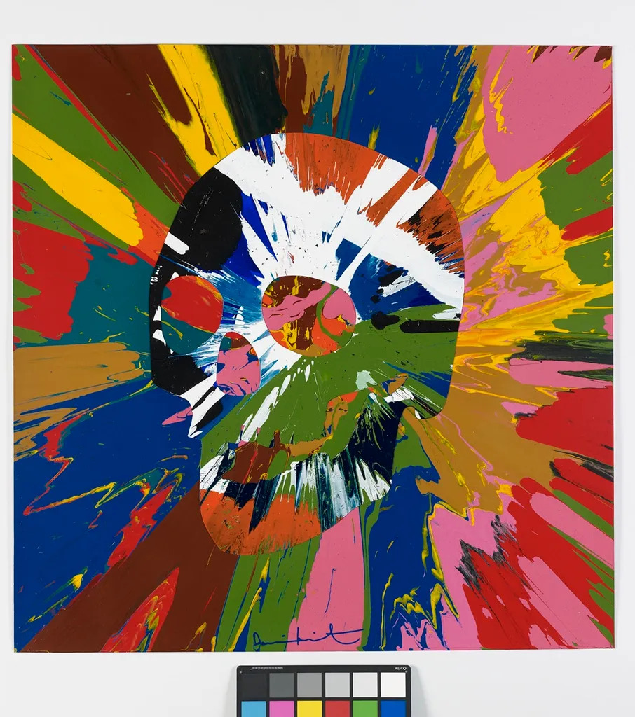 Damien Hirst Spin Paintings