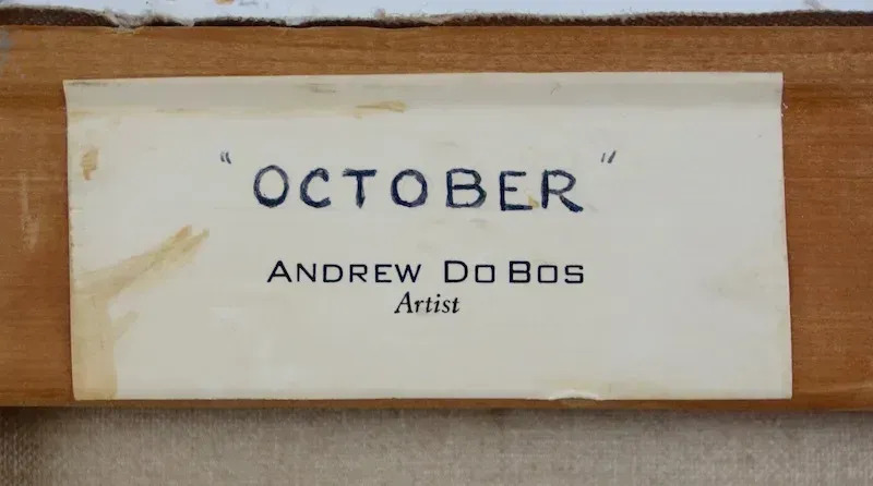 October by | Andrew DOBOS | buy art online | artprice