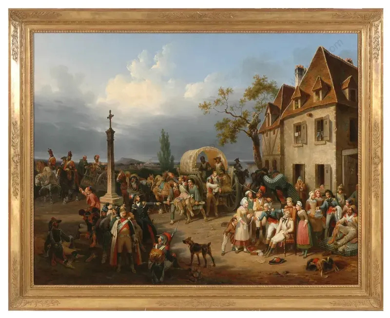 "Ambulance de troupes français (1792)", rediscovered monumen ...