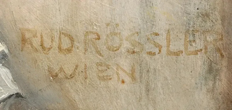 "Little Darling", oil on panel, late 19th century by | Rudolf RÖSSLER ...