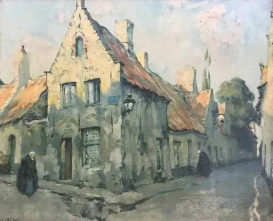 straat in Brugge by | Julien CÉLOS | buy art online | artprice
