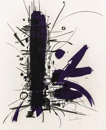 Georges MATHIEU (1921-2012) Auction prices, Worth, Estimate, Buy, Sell ...