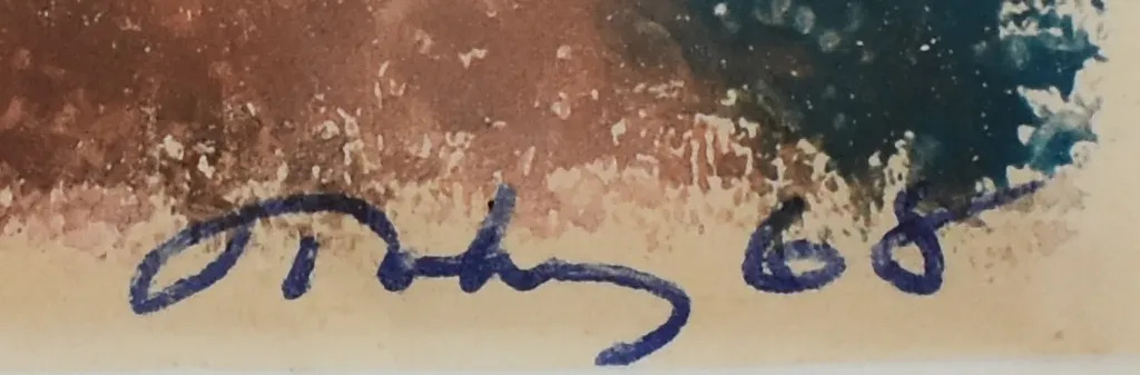 Mark Tobey Signature