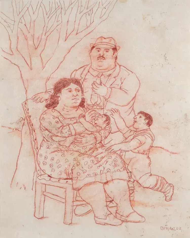 fernando botero coloring pages